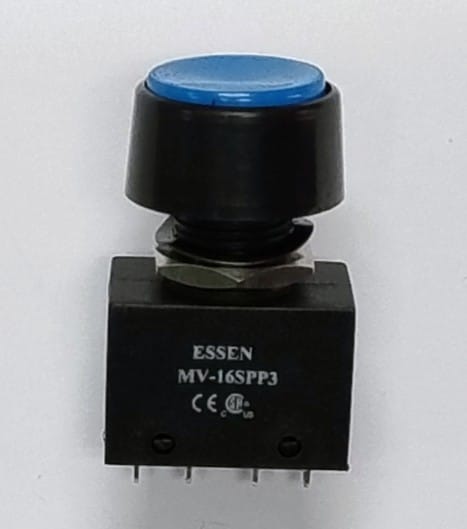 Essen MV-16SPP3/BL 7a (blue) Pushbutton Switch | MV16SPP3/BL BLUE ...